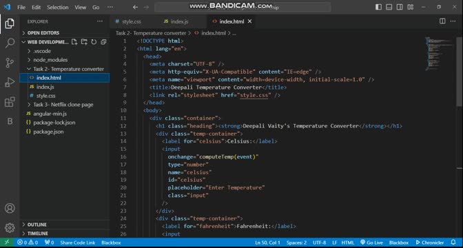 I built a temperature converter with HTML, CSS, and JavaScript ... I built a temperature converter with HTML, CSS, and JavaScript ...