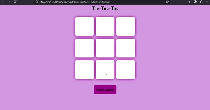 Preeti Ghene on LinkedIn: #prodigyinfotech #prodigyinfotech #tictactoe ... Preeti Ghene on LinkedIn: #prodigyinfotech #prodigyinfotech #tictactoe ...