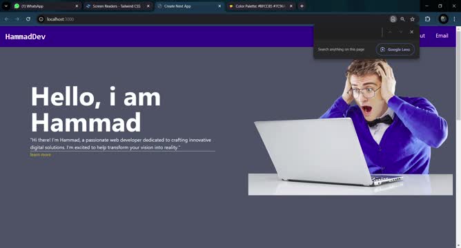 Hammad Hafeez on LinkedIn: #webdevelopment #portfolio #nextjs #html # ... Hammad Hafeez on LinkedIn: #webdevelopment #portfolio #nextjs #html # ...
