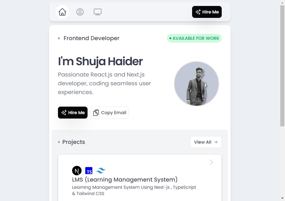 #reactjs #tailwindcss #webdev #frontenddeveloper | Shuja H. #reactjs #tailwindcss #webdev #frontenddeveloper | Shuja H.