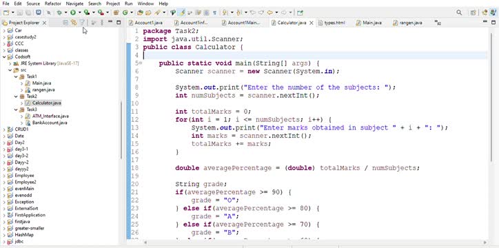 CodSoft Task-2: Student Grade Calculator | Vaishnavi Khetmalis posted ... CodSoft Task-2: Student Grade Calculator | Vaishnavi Khetmalis posted ...