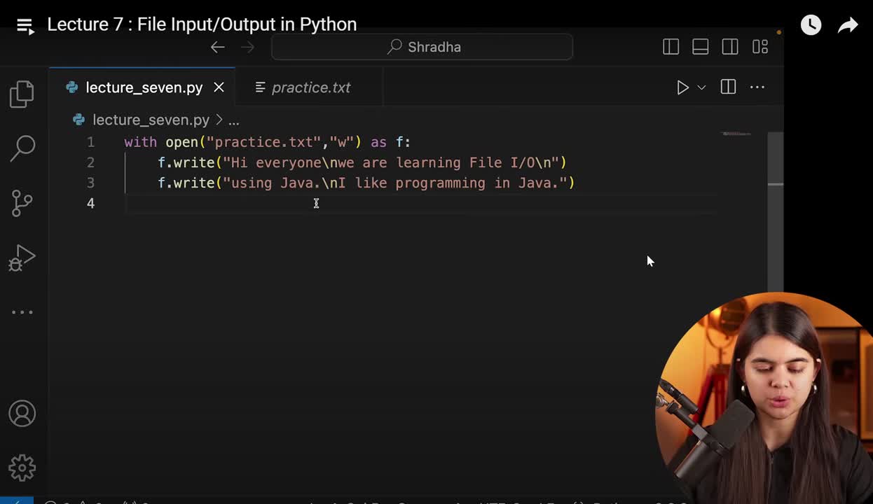 Aman Kumar on LinkedIn: #python #fileio #learningjourney #apnacollege Aman Kumar on LinkedIn: #python #fileio #learningjourney #apnacollege