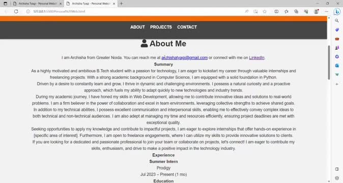 Archisha Tyagi on LinkedIn: #internship #prodigyinfotech #task # ... Archisha Tyagi on LinkedIn: #internship #prodigyinfotech #task # ...