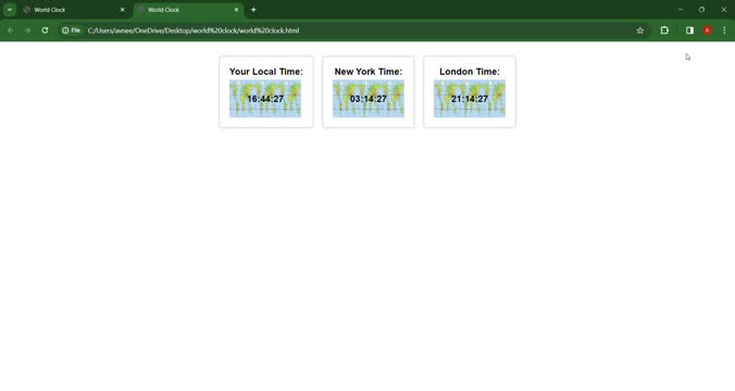Avneesh Mishra on LinkedIn: Made a world clock using HTML, CSS , JAVASCRIPT Avneesh Mishra on LinkedIn: Made a world clock using HTML, CSS , JAVASCRIPT