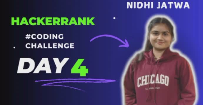 Nidhi Jatwa on LinkedIn: #hackerrank #codingchallenge #algorithms # ... Nidhi Jatwa on LinkedIn: #hackerrank #codingchallenge #algorithms # ...