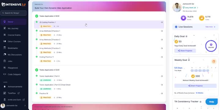 Jashwanth Sai Togata Sankarapu on LinkedIn: #day44 #50daysofcode # ... Jashwanth Sai Togata Sankarapu on LinkedIn: #day44 #50daysofcode # ...