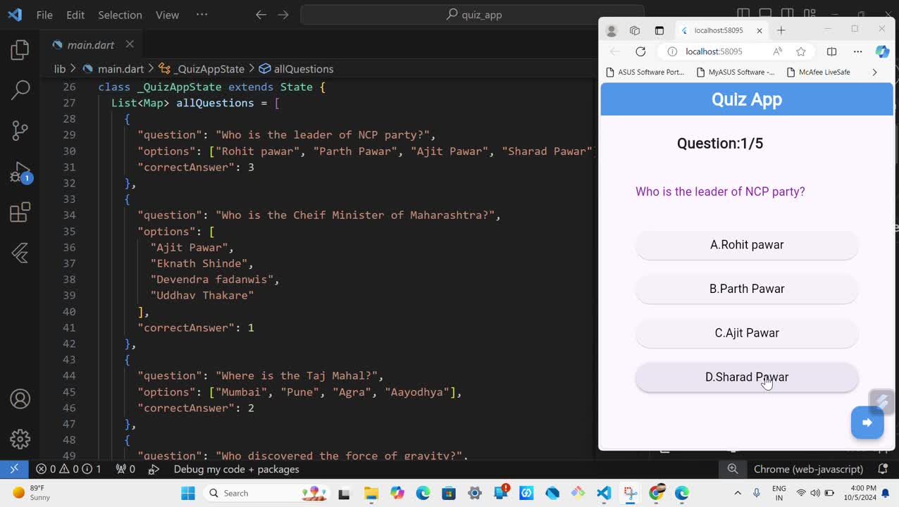 Mahesh Khamkar on LinkedIn: #flutter #quizapp #core2web # ... Mahesh Khamkar on LinkedIn: #flutter #quizapp #core2web # ...