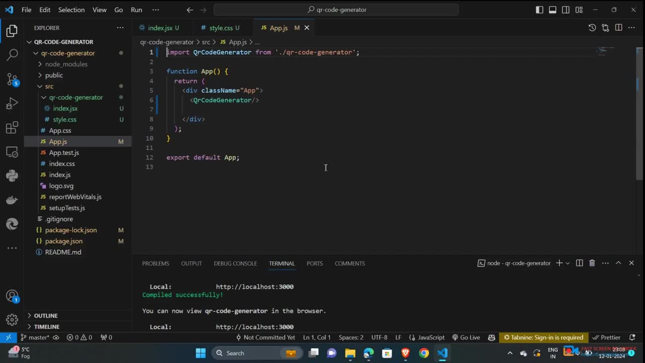 Day 12 of #30dayschallenge: React QR Code Generator | Mohammad Imran ... Day 12 of #30dayschallenge: React QR Code Generator | Mohammad Imran ...