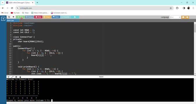 #cplusplus #connectfour #codingproject #linkedinlearning | Abhay Waghole #cplusplus #connectfour #codingproject #linkedinlearning | Abhay Waghole