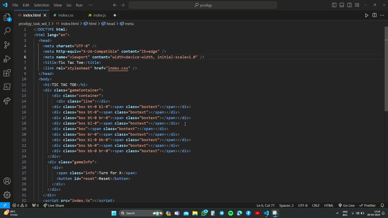Shubham Darji on LinkedIn: #webdevelopment #tictactoe #javascript #html ... Shubham Darji on LinkedIn: #webdevelopment #tictactoe #javascript #html ...