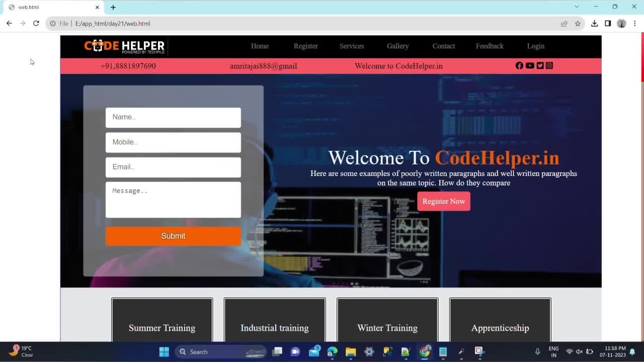 Amrita Jaiswal on LinkedIn: #html #css #webdeveloper #website #coder # ... Amrita Jaiswal on LinkedIn: #html #css #webdeveloper #website #coder # ...
