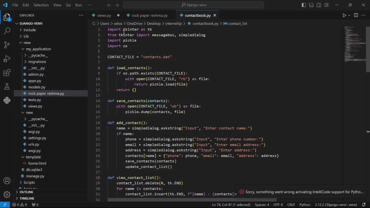 Reshma R on LinkedIn: #codsoft #internship #pythondevelopment # ... Reshma R on LinkedIn: #codsoft #internship #pythondevelopment # ...