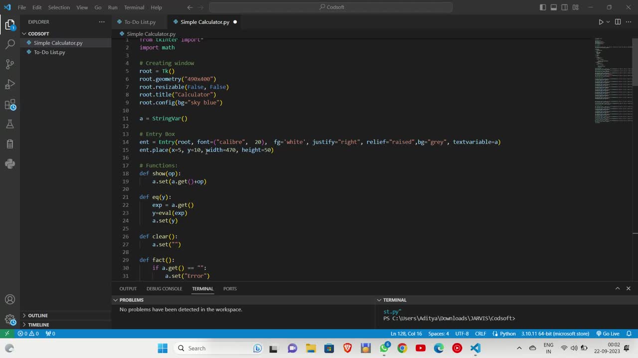 Aditya Yadav on LinkedIn: #codsoft #codsoftintern #python Aditya Yadav on LinkedIn: #codsoft #codsoftintern #python