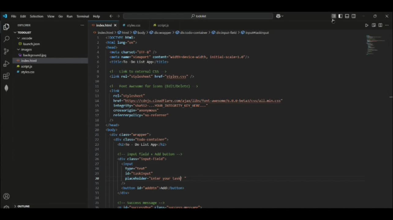 #webdevelopment #todolist #internpe #html #css #javascript | Harithaa ... #webdevelopment #todolist #internpe #html #css #javascript | Harithaa ...