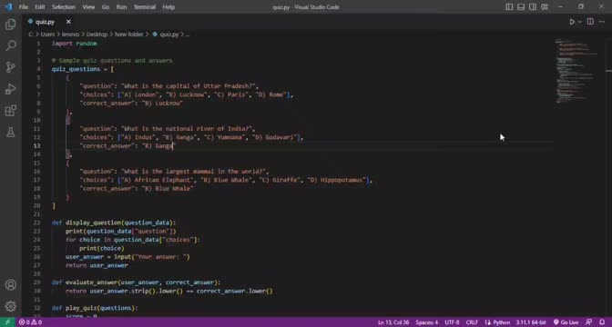 Laxmi Rana on LinkedIn: #codsoft #pythonprogramming Laxmi Rana on LinkedIn: #codsoft #pythonprogramming