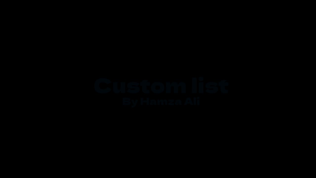 Hamza Ali, ACCA on LinkedIn: Custom List Hamza Ali, ACCA on LinkedIn: Custom List
