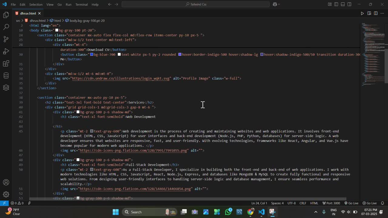 #webdevelopment #tailwindcss #portfolio #frontenddevelopment ... #webdevelopment #tailwindcss #portfolio #frontenddevelopment ...