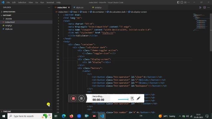 Udit Mandloi on LinkedIn: #html5 #css3 #javascript #internpe # ... Udit Mandloi on LinkedIn: #html5 #css3 #javascript #internpe # ...