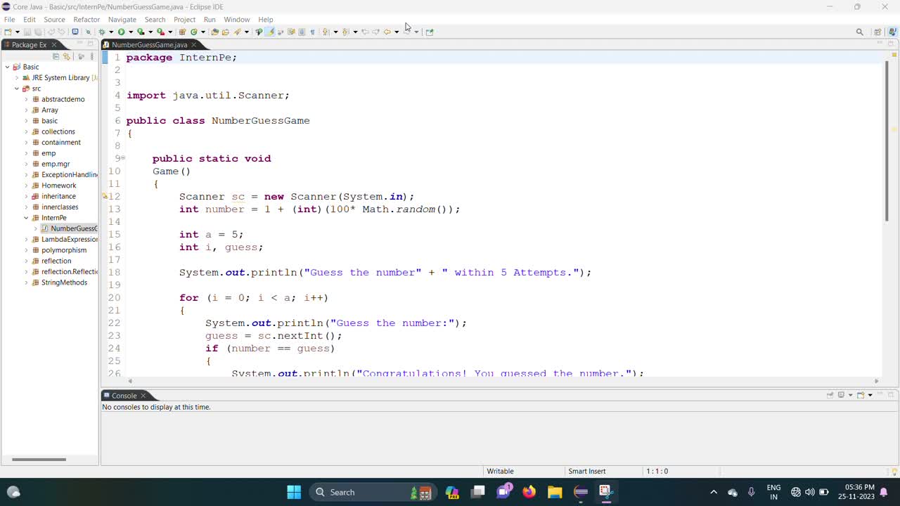 Rohit Jage on LinkedIn: #task1 #java #internship #project1 #week1 #java Rohit Jage on LinkedIn: #task1 #java #internship #project1 #week1 #java