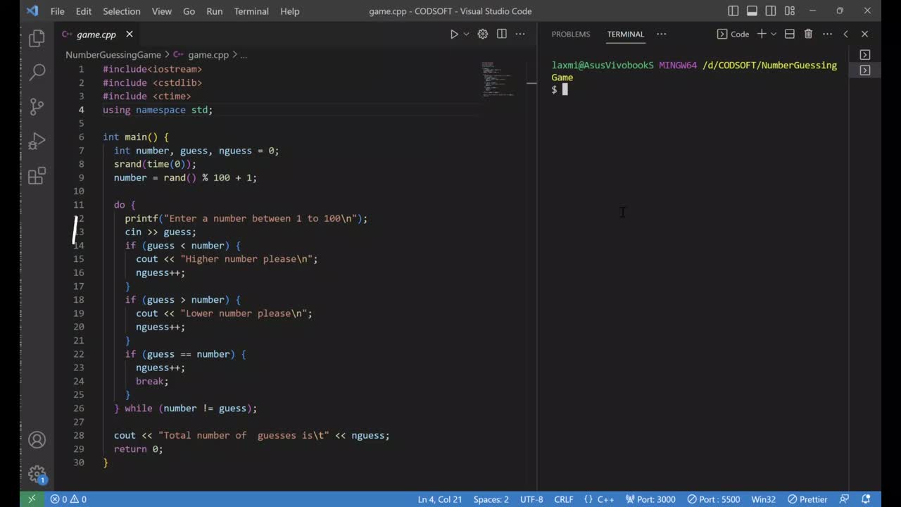 Abhay Kumar Lodhi on LinkedIn: #codsoft #codsoftinternship #cpp # ... Abhay Kumar Lodhi on LinkedIn: #codsoft #codsoftinternship #cpp # ...