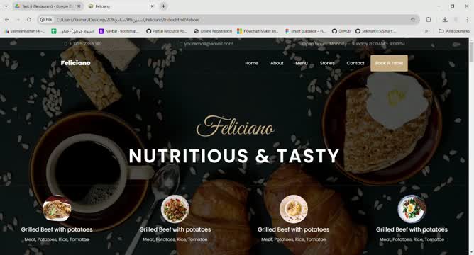 Yasmeen Sameh on LinkedIn: project with HTML & CSS & Bootstrap Yasmeen Sameh on LinkedIn: project with HTML & CSS & Bootstrap