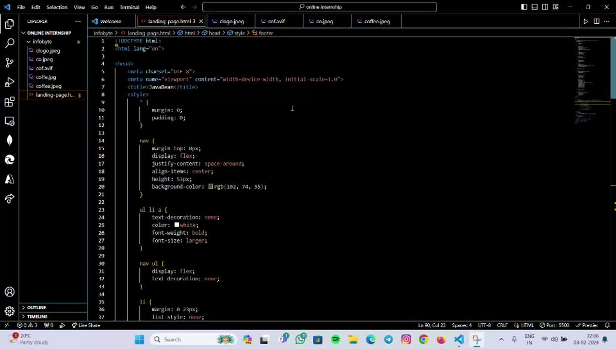 Vanita Patle on LinkedIn: #webdevelopment #html #css #octanetinternship ... Vanita Patle on LinkedIn: #webdevelopment #html #css #octanetinternship ...