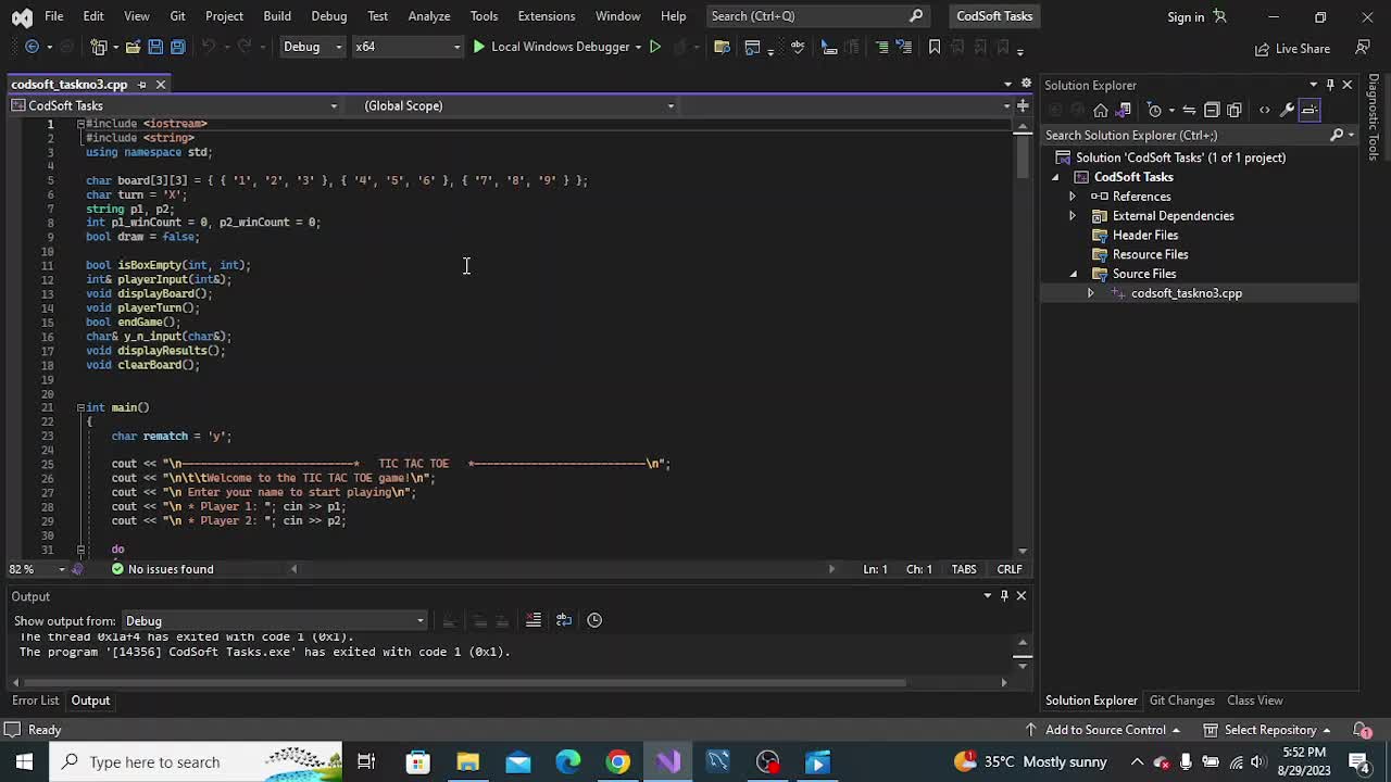 Ijlal Ahmed on LinkedIn: #cplusplus #programming #internship #tictactoe ... Ijlal Ahmed on LinkedIn: #cplusplus #programming #internship #tictactoe ...