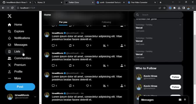 Kevin Hirwa Nzitatira on LinkedIn: #twitterx #reactjs #typescript Kevin Hirwa Nzitatira on LinkedIn: #twitterx #reactjs #typescript