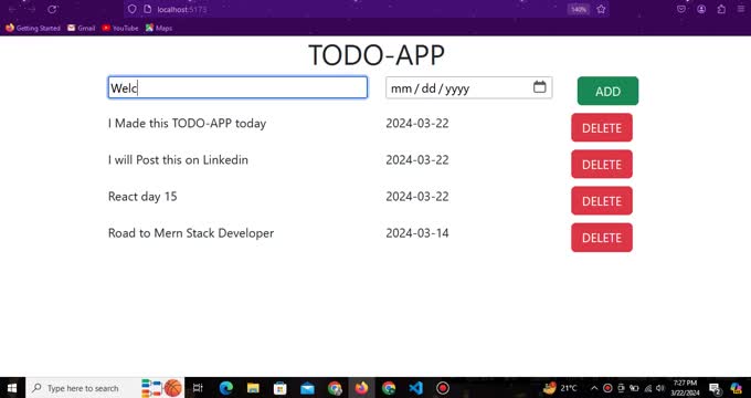 Muhammad Abdullah on LinkedIn: React day #15: Made a TODO-APP using ... Muhammad Abdullah on LinkedIn: React day #15: Made a TODO-APP using ...