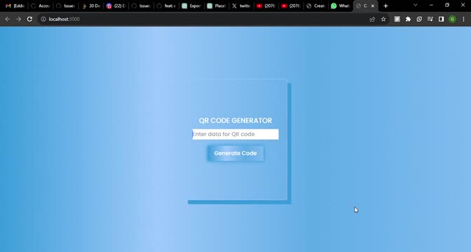 How to create a QR Code Generator with React | Nwakaego Glory Nwaekpe ... How to create a QR Code Generator with React | Nwakaego Glory Nwaekpe ...