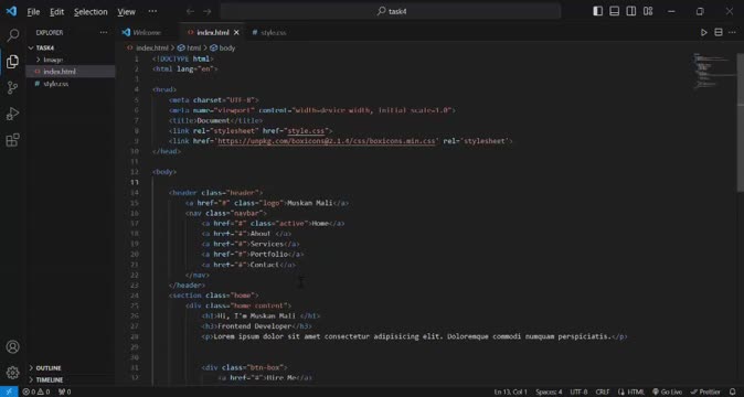 Muskan Mali on LinkedIn: #html #css #javascript #prodigyinfotech Muskan Mali on LinkedIn: #html #css #javascript #prodigyinfotech
