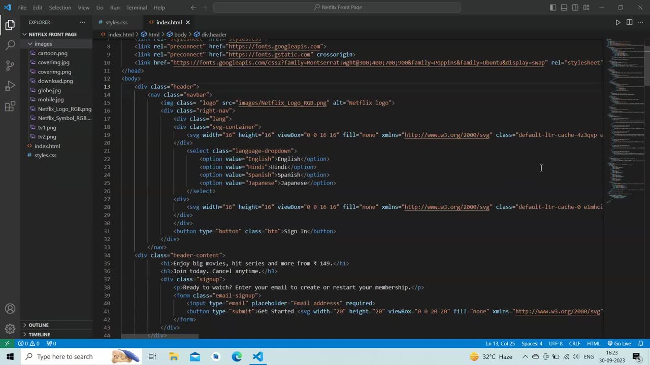 Prajwal Waghmode on LinkedIn: #webdevelopment #html #css #netflixclone ... Prajwal Waghmode on LinkedIn: #webdevelopment #html #css #netflixclone ...