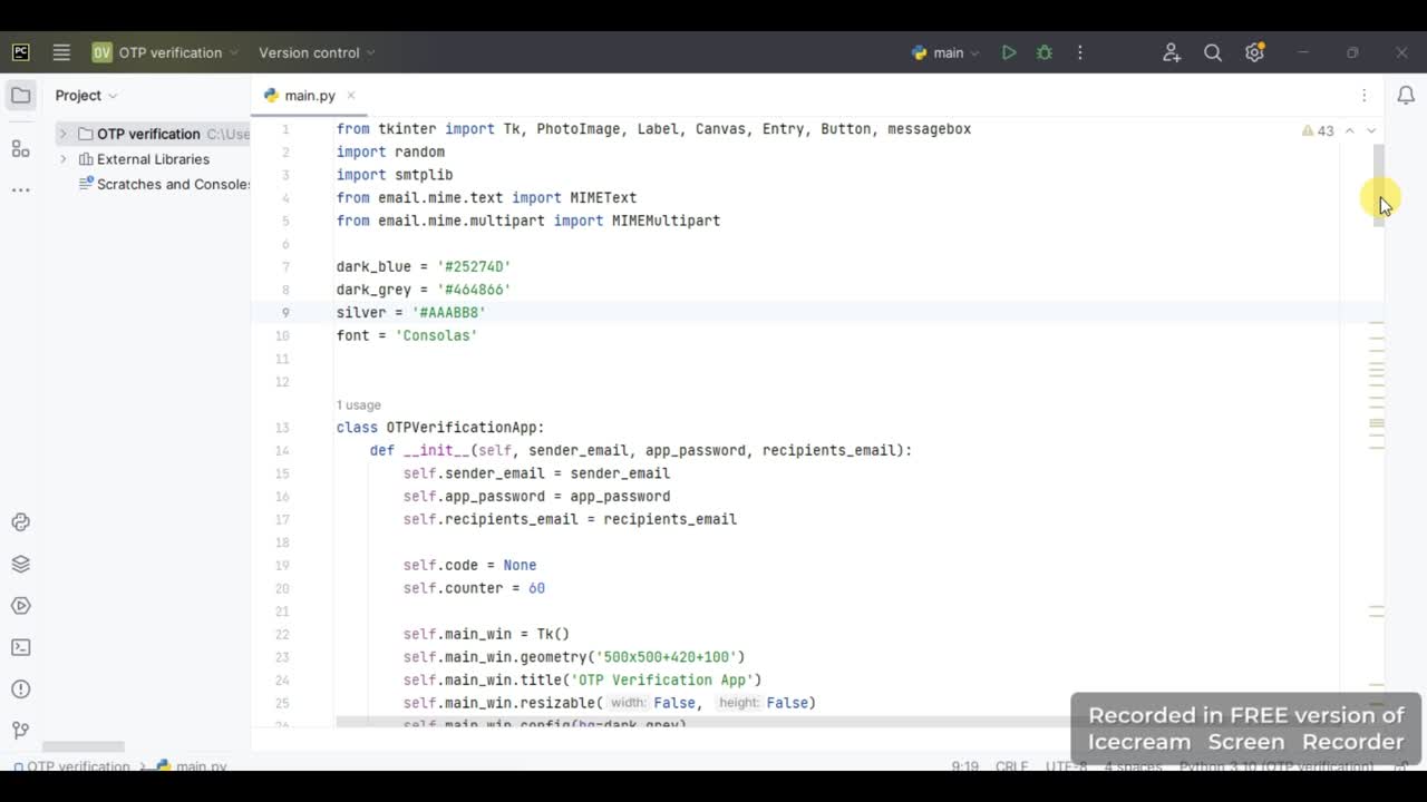 Successful completion of python task on OTP Verification | Muhammad ... Successful completion of python task on OTP Verification | Muhammad ...