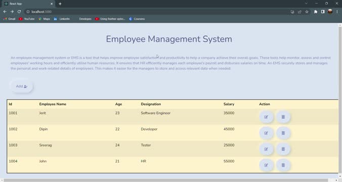 Navaneeth Madhav V E on LinkedIn: #reactjs #management #crud Navaneeth Madhav V E on LinkedIn: #reactjs #management #crud