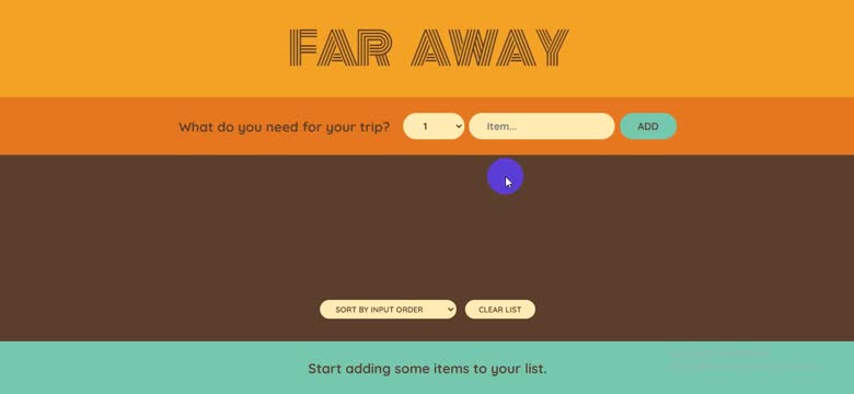 Mohamed Abobakr on LinkedIn: #react_js #far_away #jonas_schmedtmann # ... Mohamed Abobakr on LinkedIn: #react_js #far_away #jonas_schmedtmann # ...