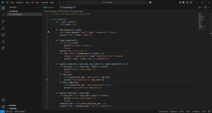 #codsoft #python #todolist #productivity #taskmanagement #coding… | Raja #codsoft #python #todolist #productivity #taskmanagement #coding… | Raja