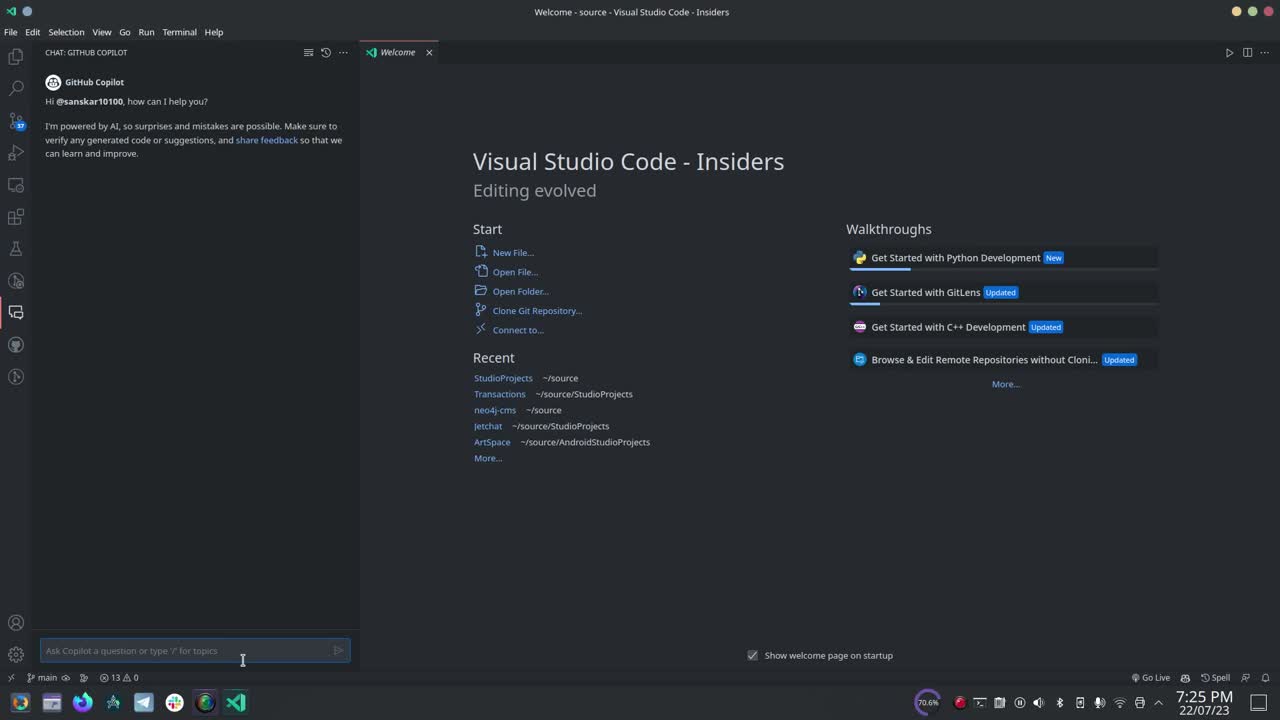Sanskar Agrawal on LinkedIn: #github #copilot #ai Sanskar Agrawal on LinkedIn: #github #copilot #ai