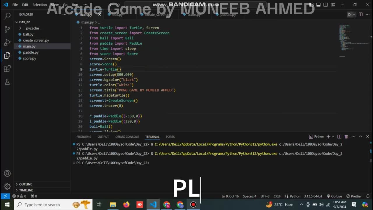 Muneeb Ahmed on LinkedIn: 🎮 **Day 22 of #100DaysOfCode: PONG Game Demo ... Muneeb Ahmed on LinkedIn: 🎮 **Day 22 of #100DaysOfCode: PONG Game Demo ...