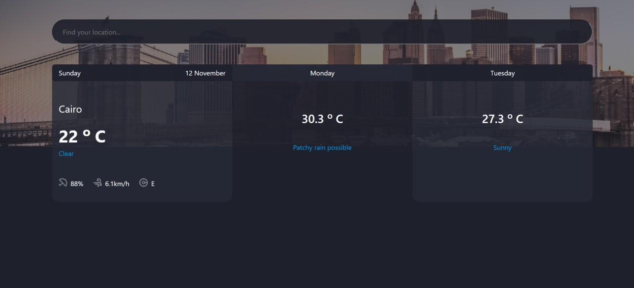 New weather website with API | Mahmoud Maher posted on the topic | LinkedIn New weather website with API | Mahmoud Maher posted on the topic | LinkedIn