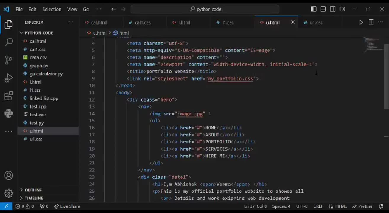 Abhishek Verma on LinkedIn: #task2 #html #css #javascript #internship # ... Abhishek Verma on LinkedIn: #task2 #html #css #javascript #internship # ...