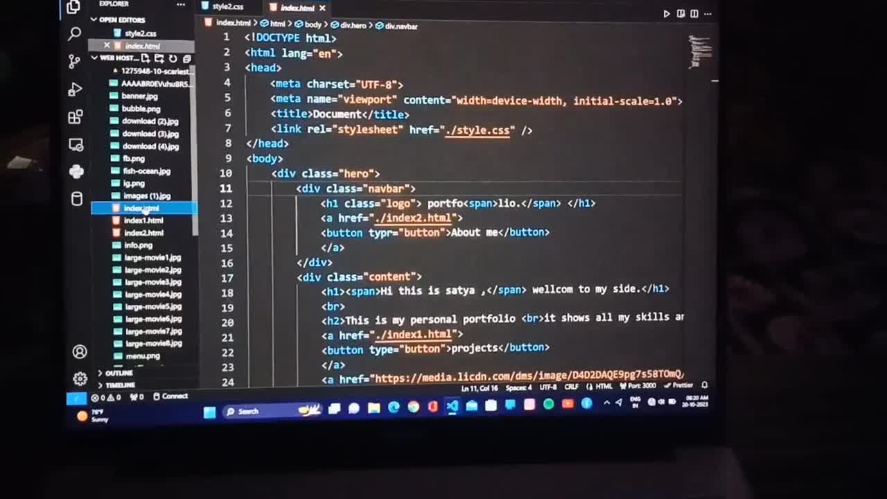 Satyabrata Jena on LinkedIn: #webdevelopment #html #css #portfoliowebsite Satyabrata Jena on LinkedIn: #webdevelopment #html #css #portfoliowebsite