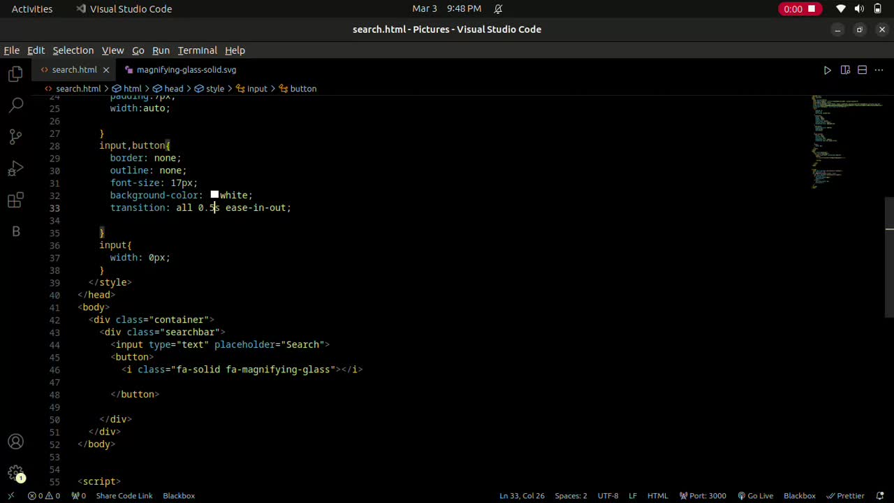 How I used eventListener for search bar project #50daysofcodechallenge ... How I used eventListener for search bar project #50daysofcodechallenge ...