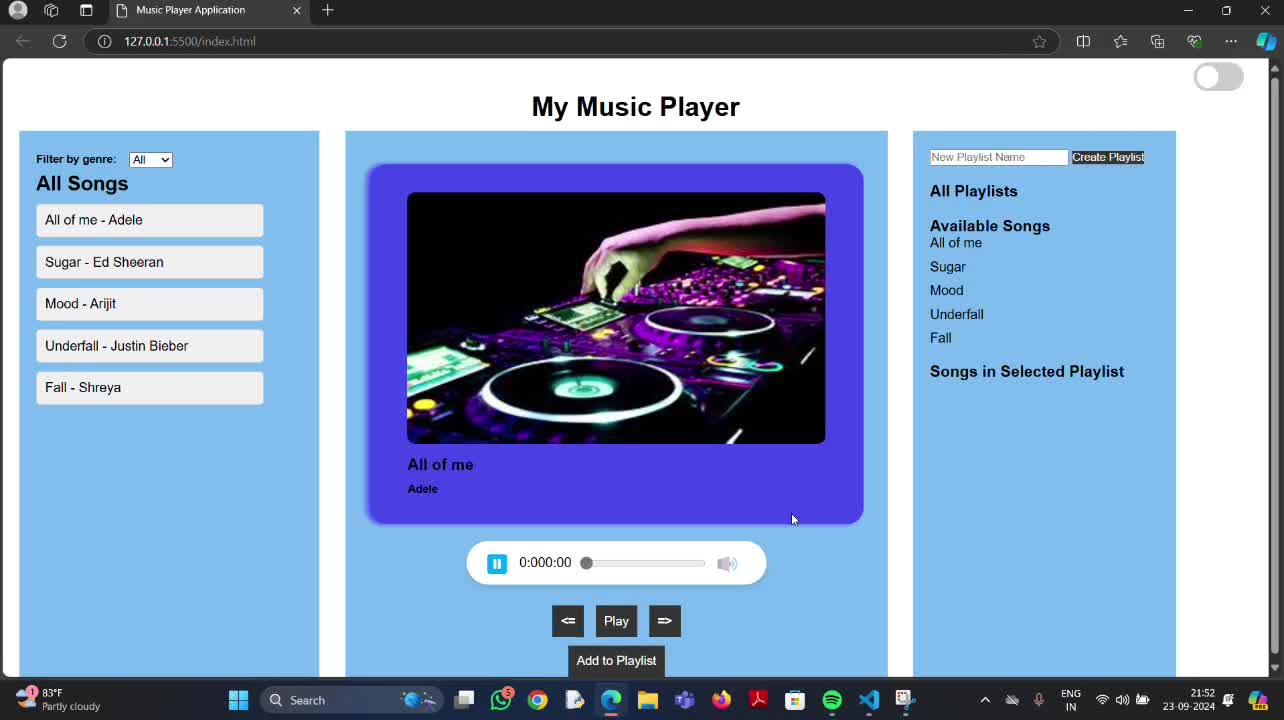 Ritwika Maity on LinkedIn: 🎶 Thrilled to present my latest project: a ... Ritwika Maity on LinkedIn: 🎶 Thrilled to present my latest project: a ...
