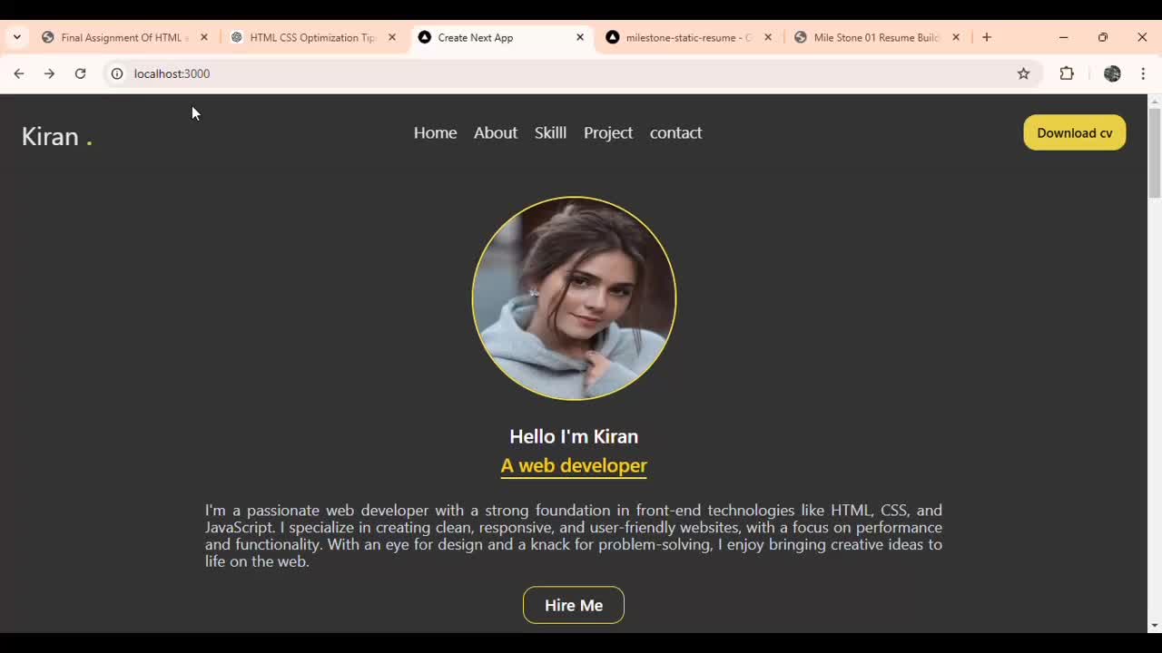 Kiran Wahid on LinkedIn: #webdevelopment #nextjs #tailwindcss # ... Kiran Wahid on LinkedIn: #webdevelopment #nextjs #tailwindcss # ...