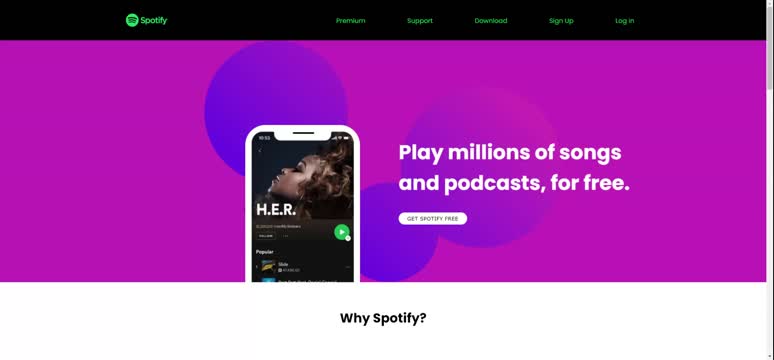 Hardik Rathod on LinkedIn: #html5 #css #jquery #webpage #spotify #clone Hardik Rathod on LinkedIn: #html5 #css #jquery #webpage #spotify #clone