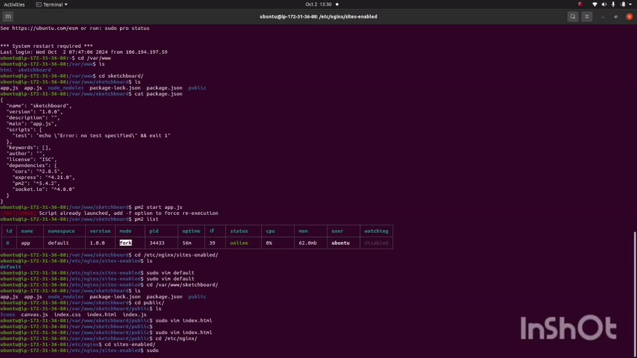 Atul J. on LinkedIn: #js #nodejs #socketio #aws #nginx #devops Atul J. on LinkedIn: #js #nodejs #socketio #aws #nginx #devops
