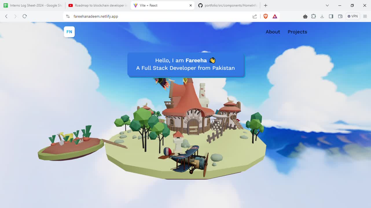 Fareeha Nadeem on LinkedIn: #react #threejs #webdevelopment #portfolio ... Fareeha Nadeem on LinkedIn: #react #threejs #webdevelopment #portfolio ...