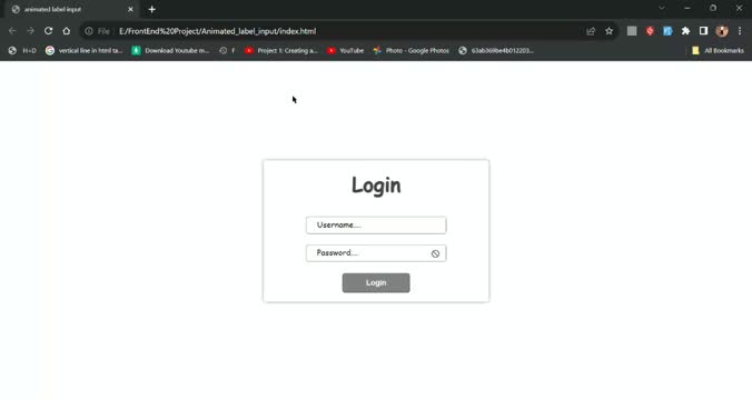 Bhaneshvar Kshirsagar on LinkedIn: Animated input label motion using ... Bhaneshvar Kshirsagar on LinkedIn: Animated input label motion using ...