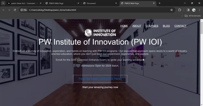 Alok Gupta on LinkedIn: #webdevelopment #html #css #institutionwebsite ... Alok Gupta on LinkedIn: #webdevelopment #html #css #institutionwebsite ...