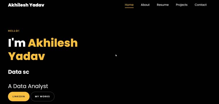 Launching my new website with HTML, CSS, and JavaScript | Akhilesh ... Launching my new website with HTML, CSS, and JavaScript | Akhilesh ...